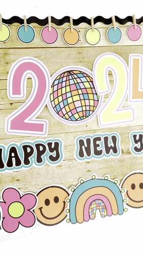 2025 New Years Bulletin | New Years Resolution Bulletin Board January ...