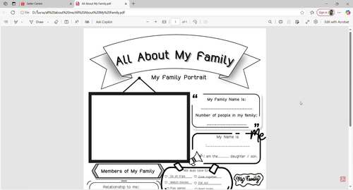 All About My Family by chiwden | TPT