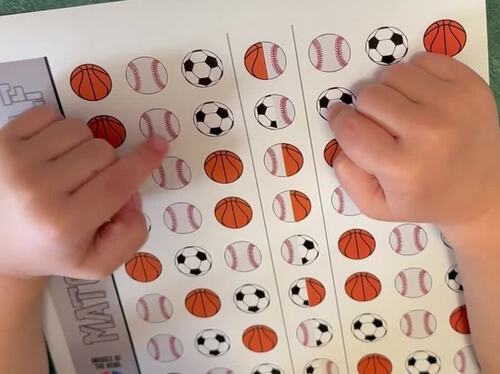 Focus Puzzle/Activity - Match the Half - Fruit (72 puzzles!!!) | TPT