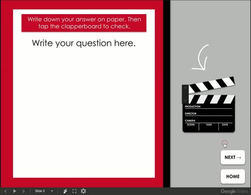Google Slides PowerPoint Game Template | Digital Editable Self-Checking ...