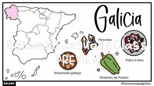 Tapas y Comida Regional de España - Spanish traditional foods POSTERS