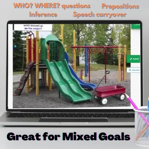 Speech Therapy Mixed Group Interactive Boom™ Cards Portal Adventure 2 - BOX