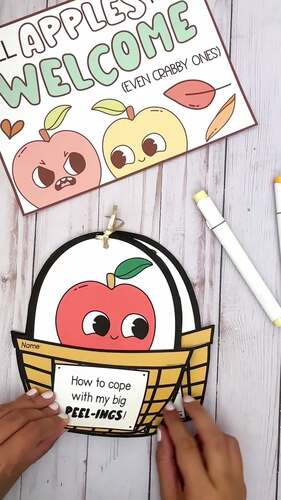 Apple Craft - Coping Skills Toolbox - Self Regulation Strategy - SEL ...