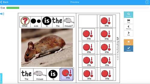 Core Word Interactive Book - LITTLE | AAC | BOOM CARDS™ by The ...