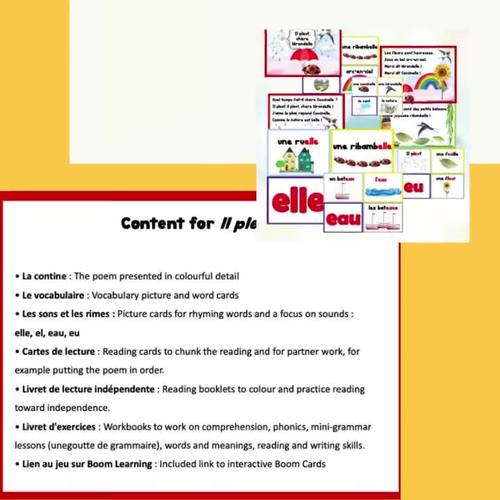 Quel temps fait-il Coccinelle ? IL PLEUT comprehensive balanced ...