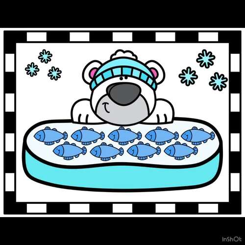 Winter Prek and Kindergarten Math {Counting Objects within 10} | TPT