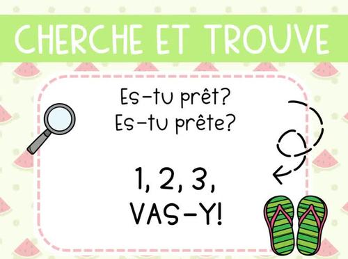 French Summer Scavenger Hunt PRINTABLE + DIGITAL | L'été | TPT