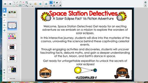 SMARTboard A Solar Eclipse Fact Vs Fiction Adventure: Space Station ...