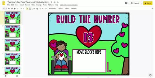 Valentine's Day Place Value Digital Activities | TPT