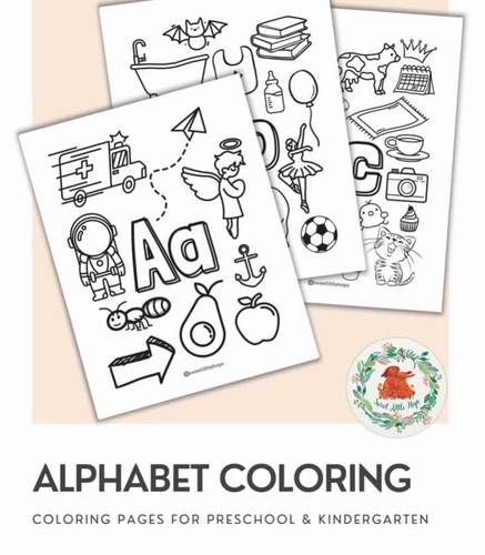 homeschool alphabet coloring pages