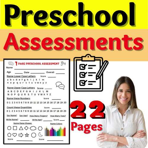 Preschool Report Card Assessments Resource Daycare Childcare Pre School