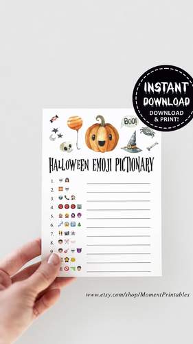 12 Halloween Games, Halloween Printables, Halloween Games Bundle
