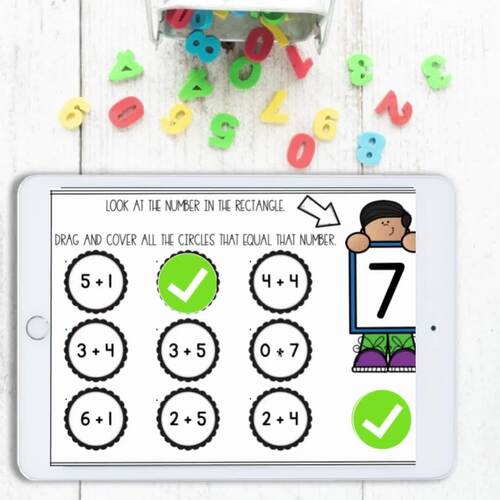 Addition to 20 | Boom Cards™ by Keeping Up With Ms Kissell | TPT