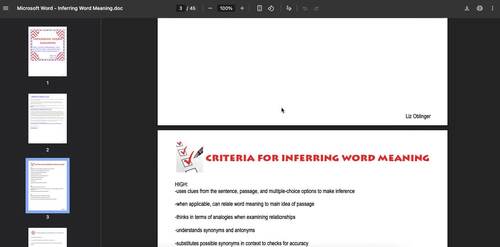 Context Clues, Inferring Word Meaning Unit, Games + Tests, Fiction + NF ...
