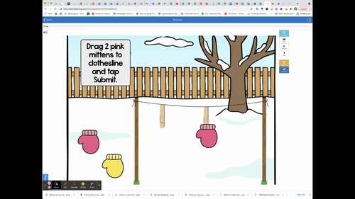 Counting Colorful Mittens BOOM Cards™ by Little Library of Learning