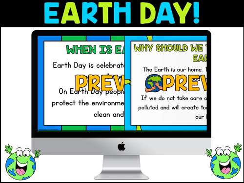 All About Earth Day | Digital by Tiny Thinkers By Hamna Million | TPT