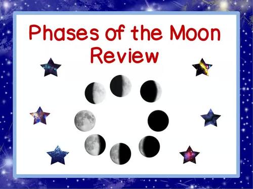 Phases of the Moon Review Power Point by CarolJ Creations | TPT