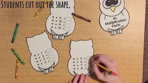 Multiplication Facts Practice Fall Themed by Terbet Lane | TpT