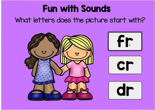 Boom Cards - R Blends (Distance Learning) by Miss Rainbow Education