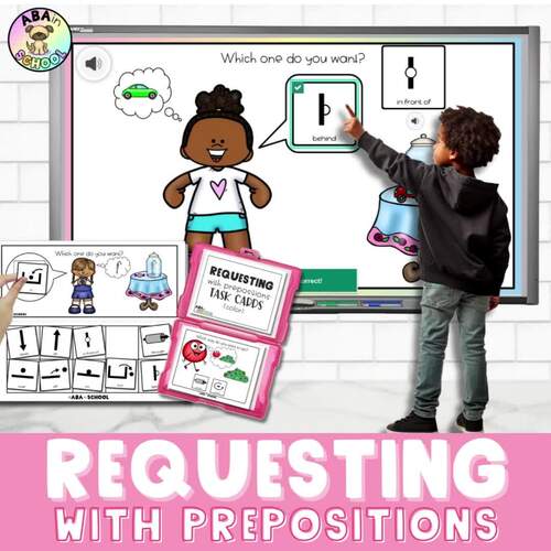 Activities Requesting Speech Therapy Prepositions - Special Education ...