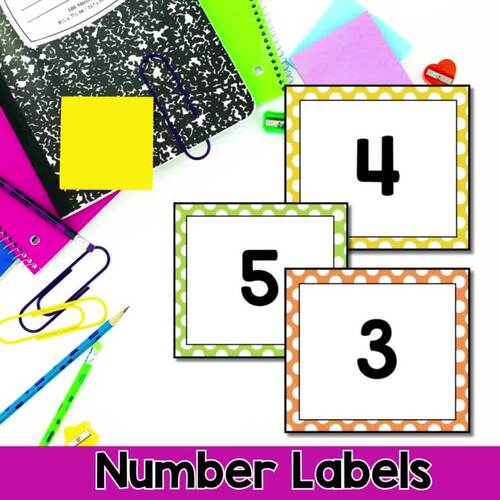 Cubby Numbers Labels Cubby Tags Classroom Organization Labels Classroom ...
