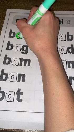 CVC short vowel a: Dyslexia phonics worksheets + Bingo | TPT