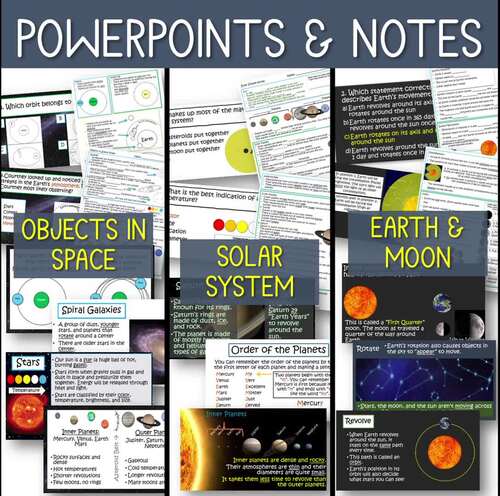 Movements & Objects in Space Mini Bundle (PowerPoint, Worksheets, Sort ...