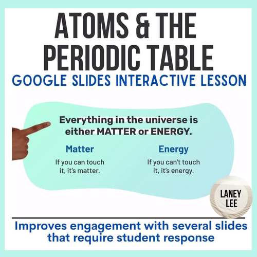 Atoms and the Periodic Table Google Slides Presentation by Laney Lee