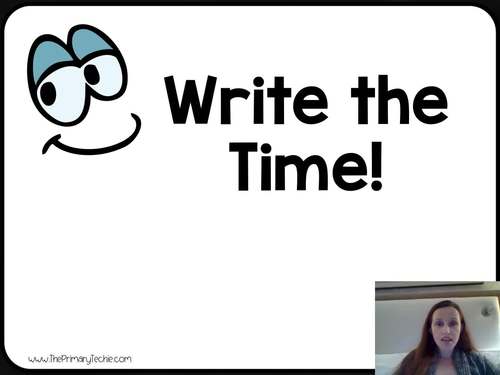 7 Minute Whiteboard Videos - Telling Time by The Primary Techie | TPT