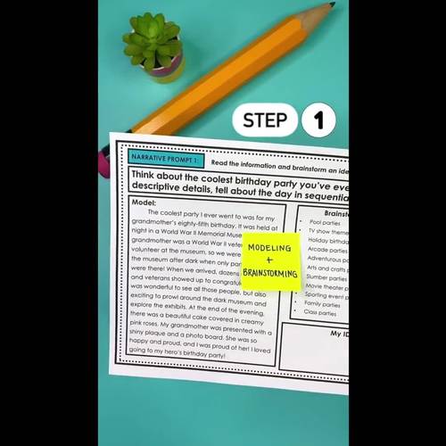 PARAGRAPH WRITING PROMPTS | PARAGRAPH OF THE WEEK | DISTANCE LEARNING