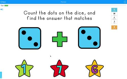 Boom Cards for Distance Learning: Adding to Ten with Dice | TpT