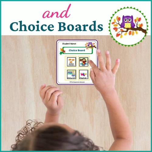 Autumn Token Board by The Responsive Educator | TPT