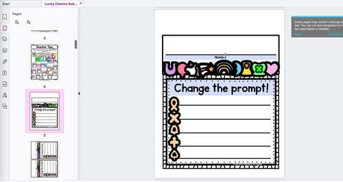 Lucky Charms Bulletin Board Editable Writing Craft Cerealsly Lucky