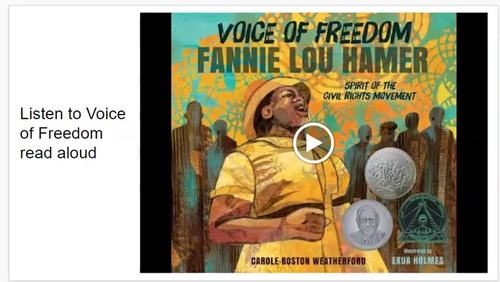 Voice of Freedom Literacy Unit for Special Education PRINT AND DIGITAL