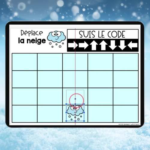 French Digital Winter Coding | Le codage d'hiver by Sprinkle it with French