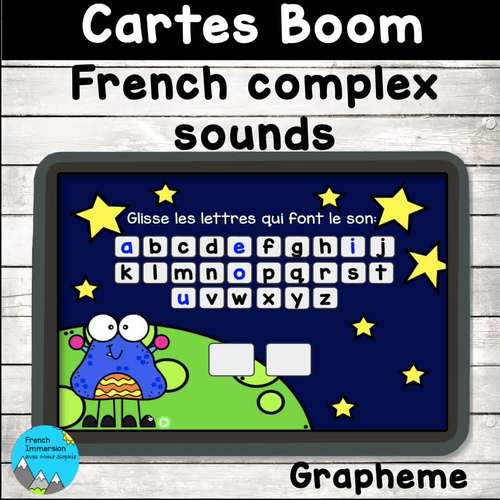French complex sounds grapheme review on Boom graphème des sons complexes