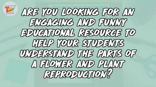 Parts of a Flower, Plant Reproduction, Pollination, and Fertilization ...