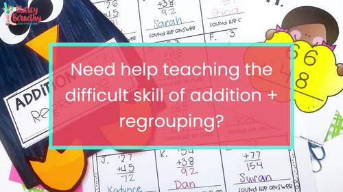 2 Digit and 3 Digit Addition with Regrouping Activities | 2nd Grade ...