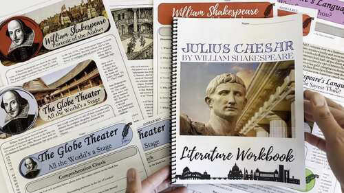 Julius Caesar COMPLETE UNIT: Rigor for AP Lang | EDITABLE Workbooks ...