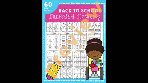 Back to School Directed Drawing Art and Writing by From the Pond