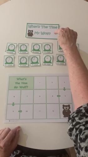 What's The Time Mr Wolf? Telling Time - Special Education & Mainstream K-2