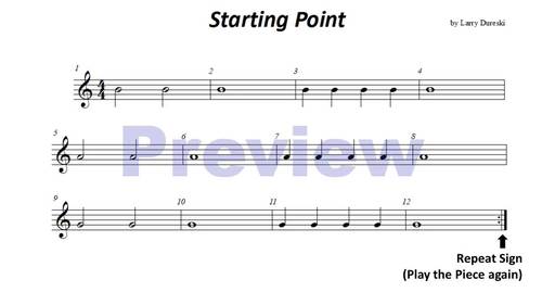 Recorder Play-Along "Starting Point" - Fisher Peak Recorder Series