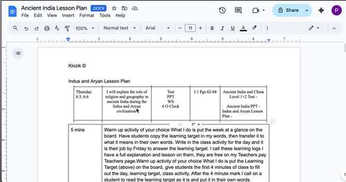 Ancient India Lesson Plan & PowerPoint | Geography, Caste System, Hinduism