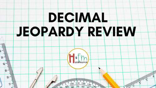 Decimal PowerPoint Review Game │5th │Quiz Game │Math Test Prep│ End of Unit