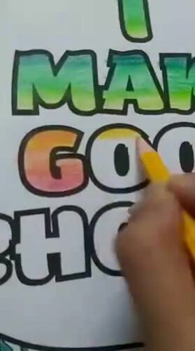 Be Responsible & Empathy Coloring Pages with Positive Affirmation ...