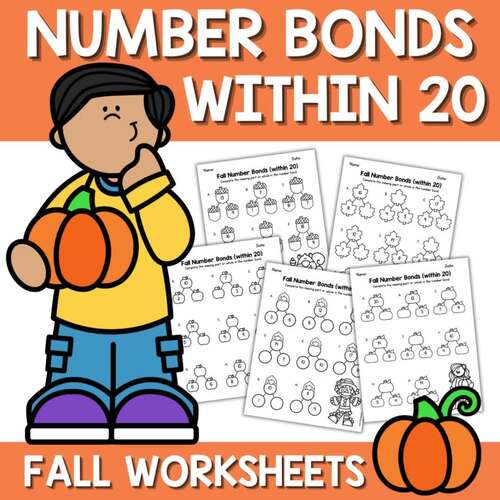 Fall Number Bonds within 20 | Addition Subtraction Fact Fluency Part ...