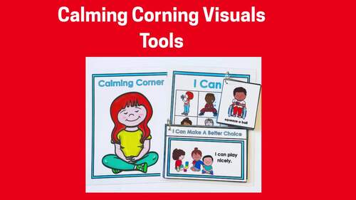 Calming Corner Visuals For ECSE, Pre-K and Special Education | TPT