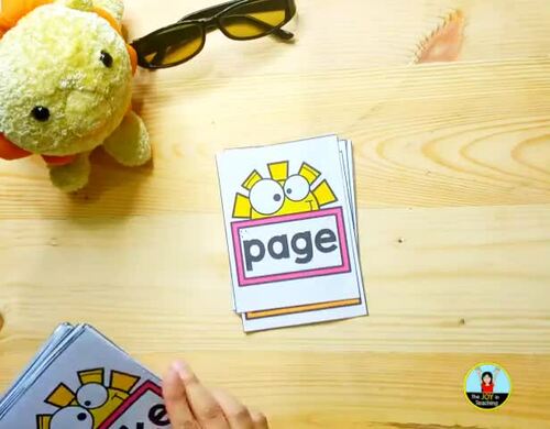Summer CVCE Words Flashcards for Kindergarten and First Grade | TPT