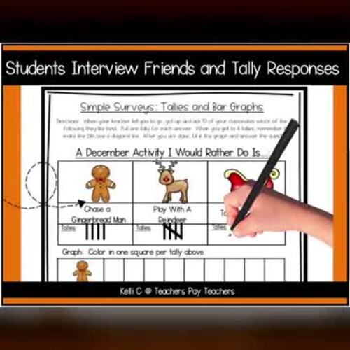 Student Surveys to Practice Tally Marks Bar Graphs and True Statements ...