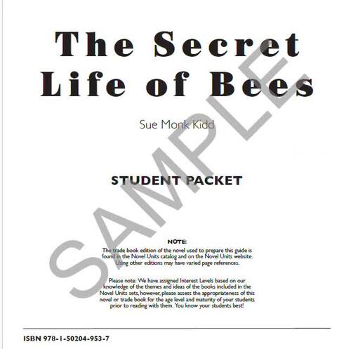 The Secret Life of Bees Novel Units® Student Packet Novel Study | TPT